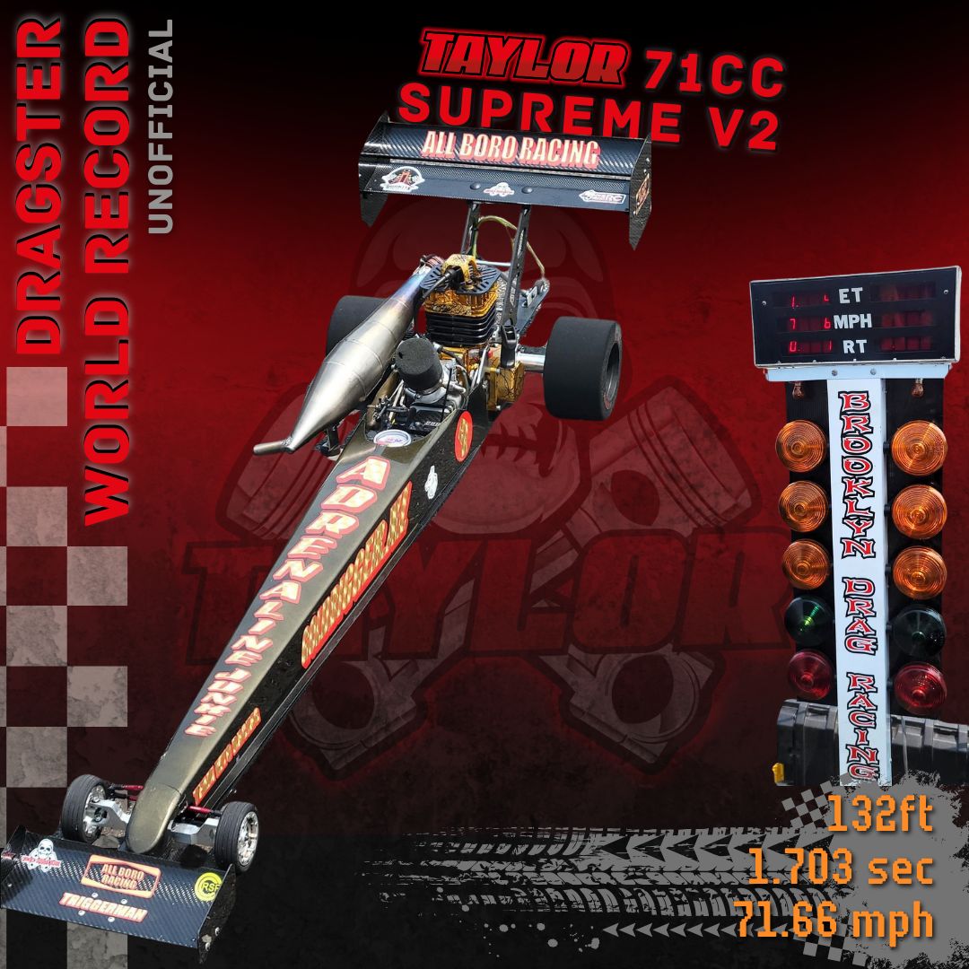 Ground-breaking pass in the Extreme Dragster Class – Taylor RC
