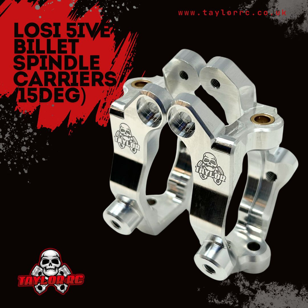 Losi 5ive Billet Spindle Carriers (15Deg) | Taylor RC