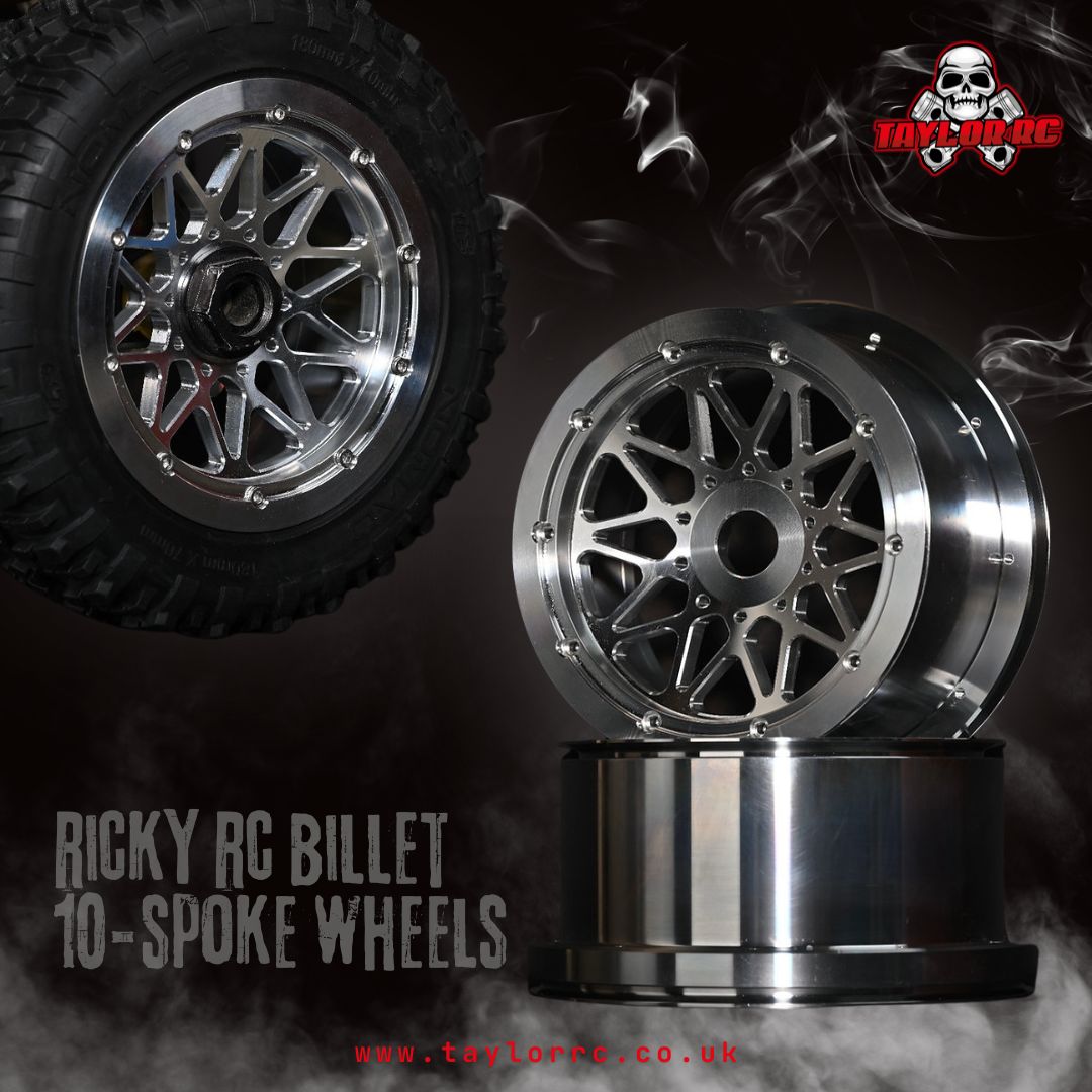 Ricky RC Billet 10-Spoke Wheels | Taylor RC