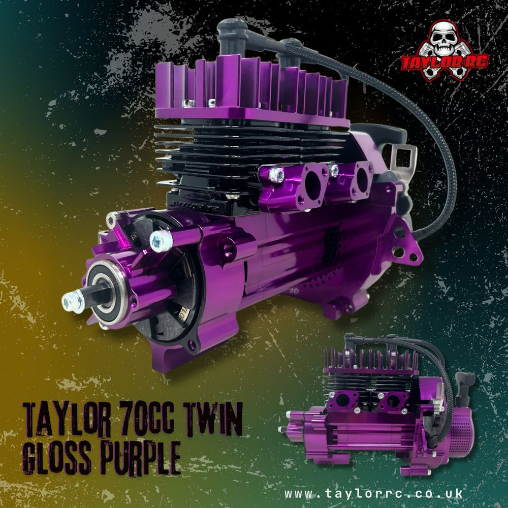 Taylor 70cc Twin Gloss Purple | Taylor RC