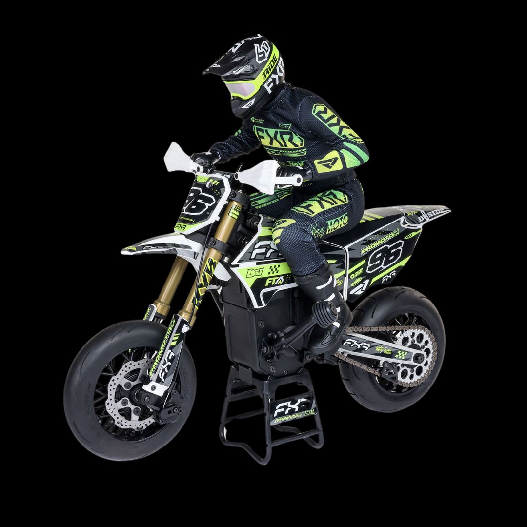 1/4 Promoto-SM FXR Supermoto Motorcycle RTR Basic - LOS2272 – Taylor RC