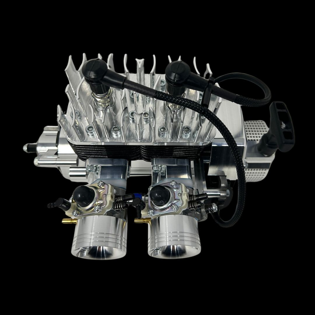 TAYLOR 70cc Billet Twin Cylinder Engine – Taylor RC