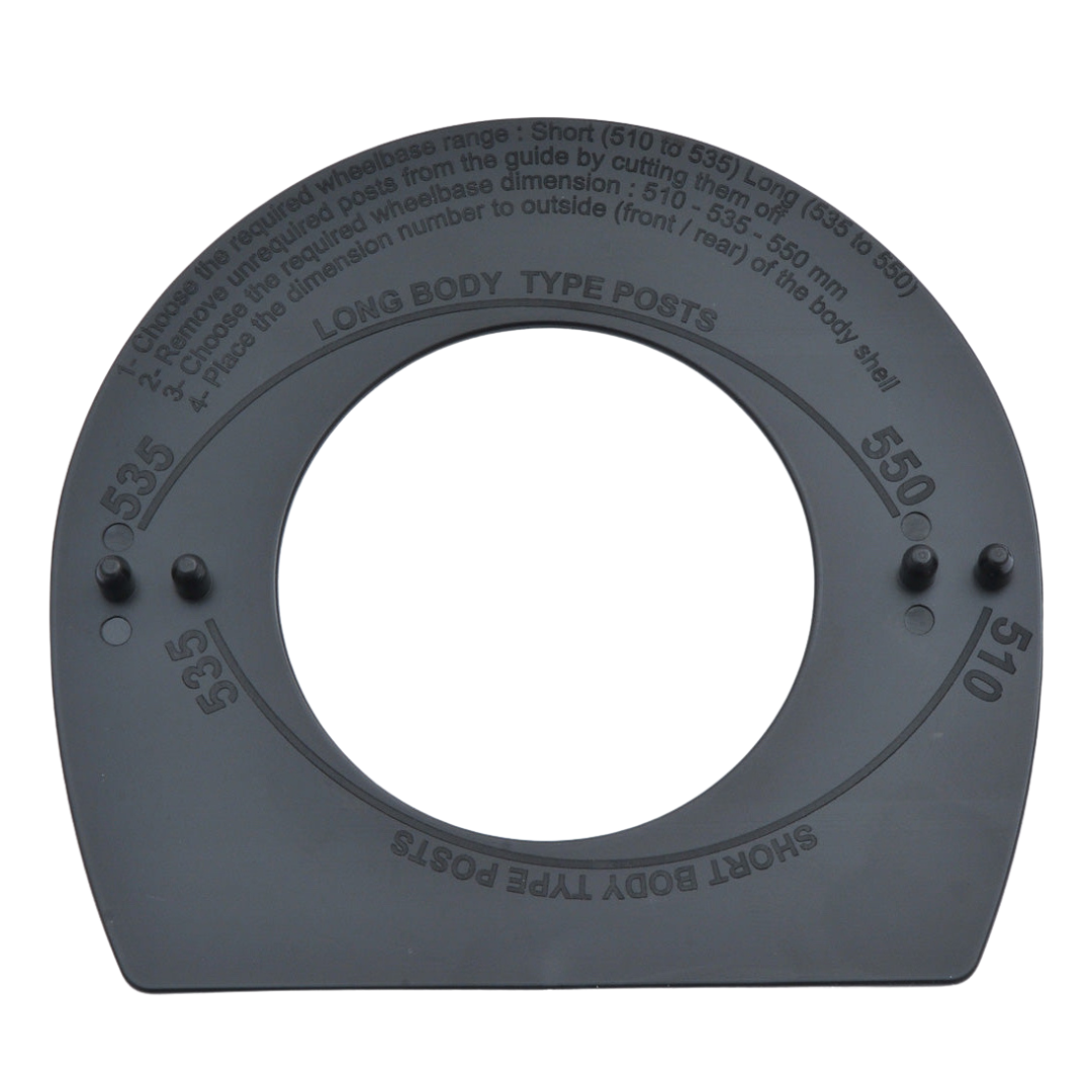 Body Wheel Arc Cutting Guide 510-535-550mm - 912701P – Taylor RC