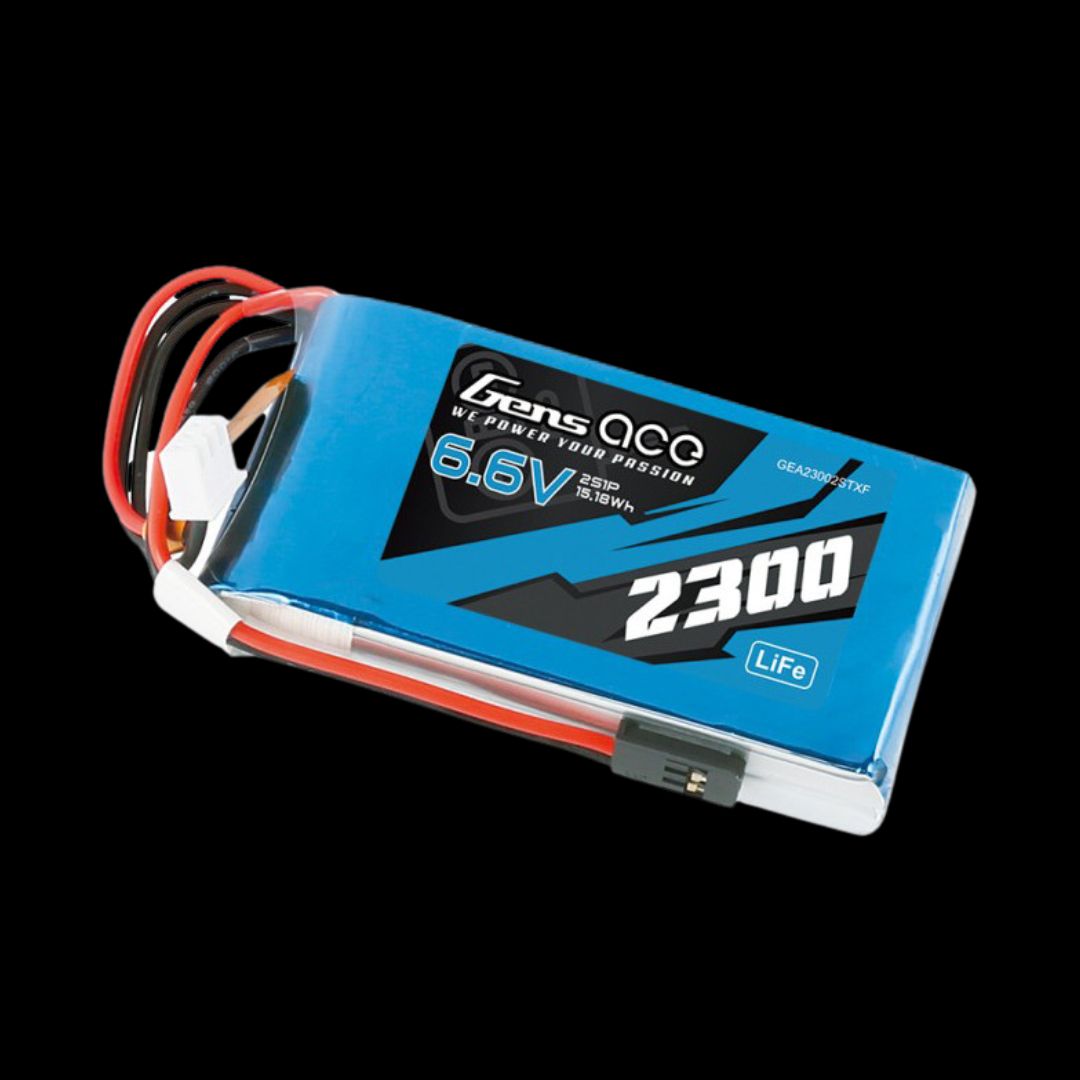 Gens Ace 2300mah 6.6V 2S Futaba TX Battery – Taylor RC