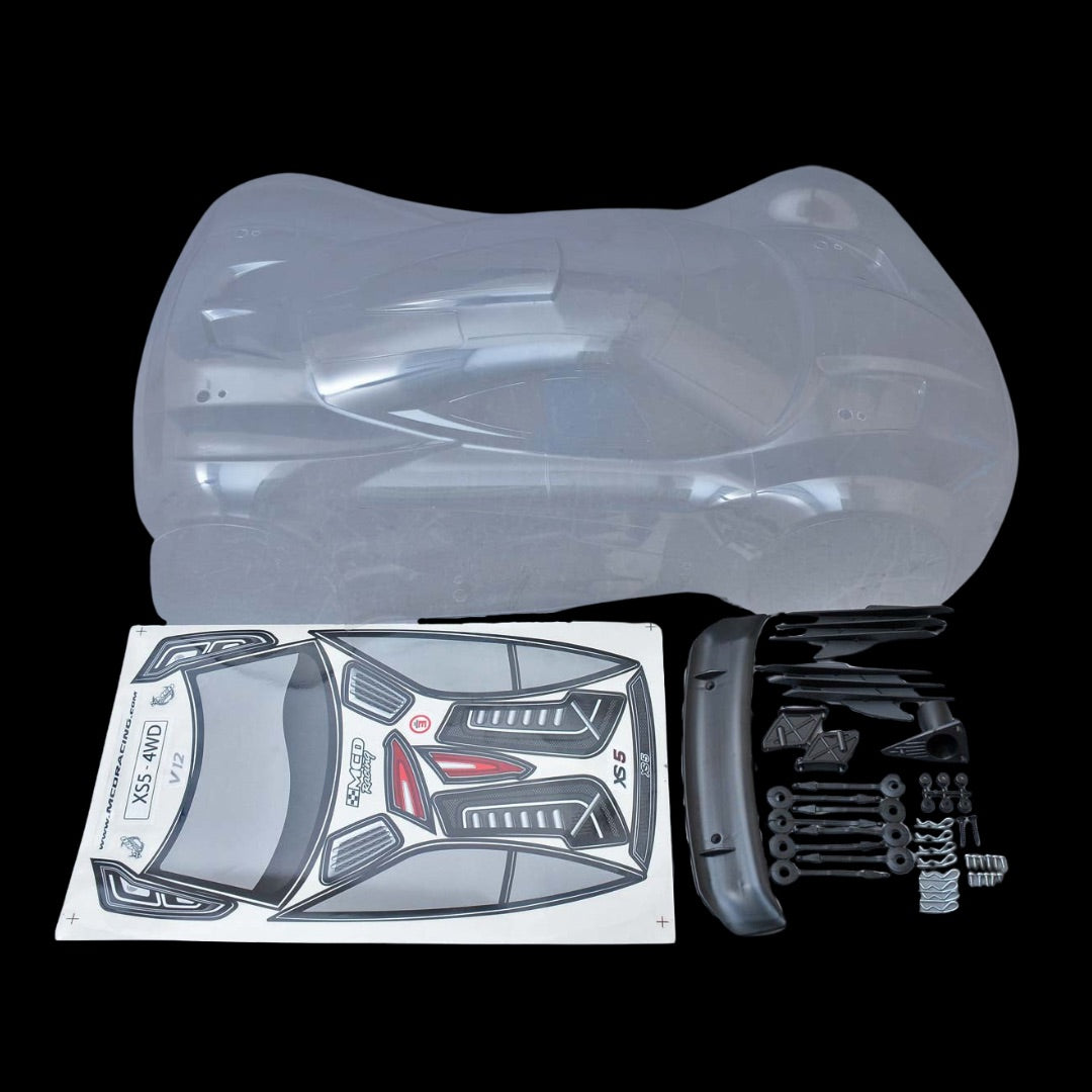 MCD XS5 Body Shell Kit Complete - 500901P – Taylor RC