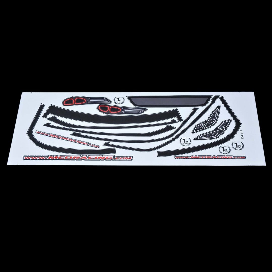 MCD XS5 Max Body Shell Decal Set - 504501P – Taylor RC