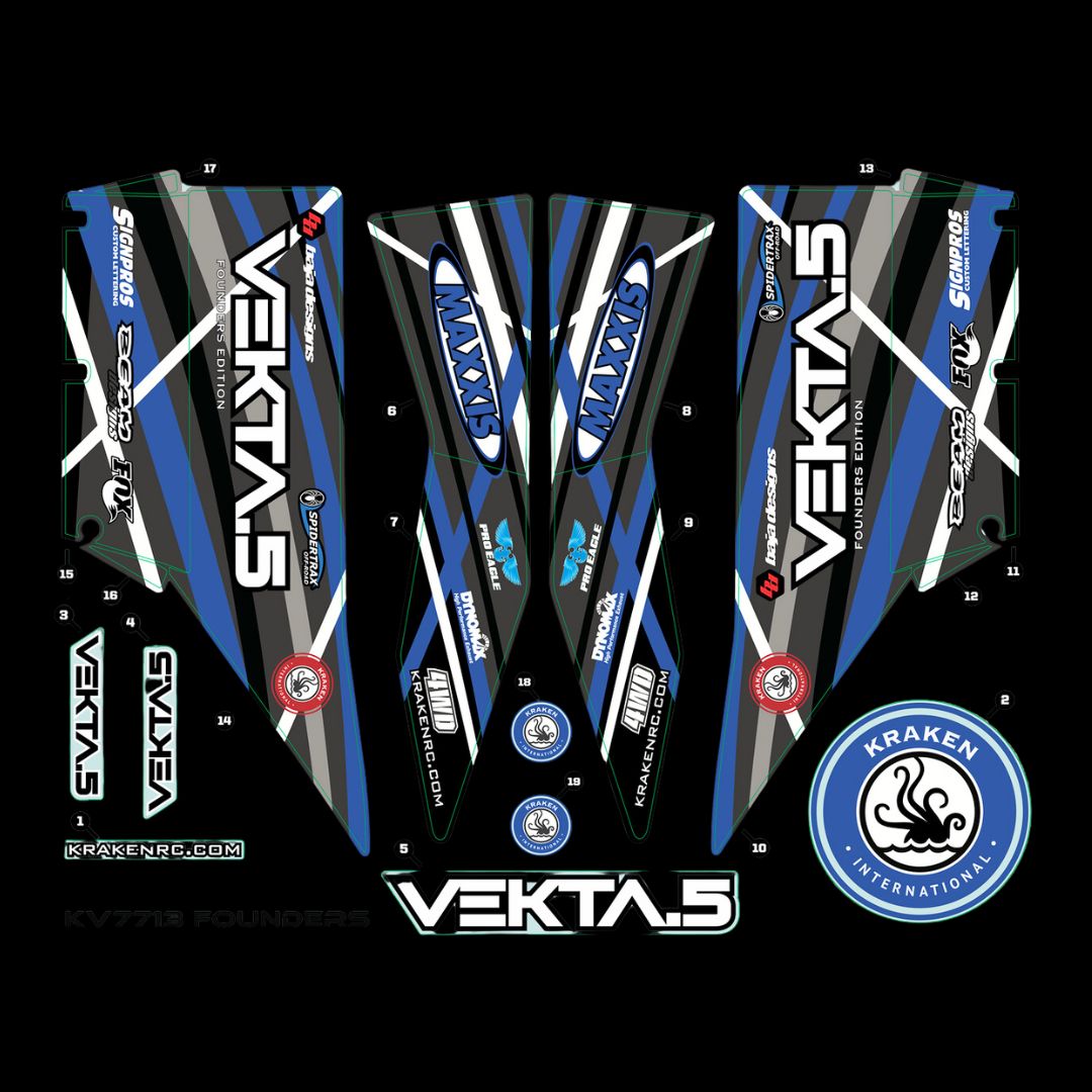Kraken VEKTA.5 V3 Gas Edition Wrap [KV3641] – Taylor RC