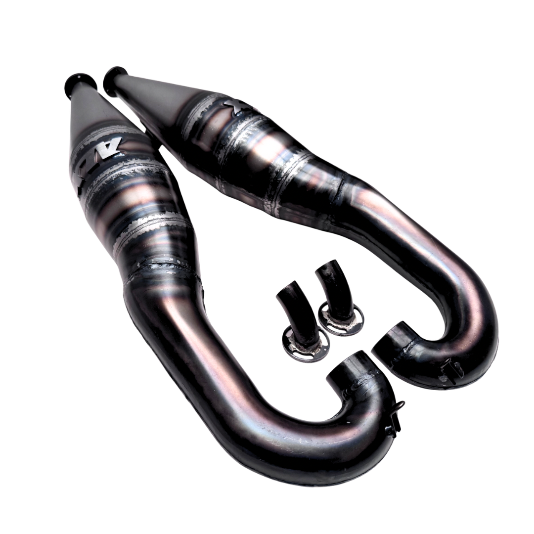 ALX 80-100cc Custom Baja Twin Exhaust Pipes – Taylor RC
