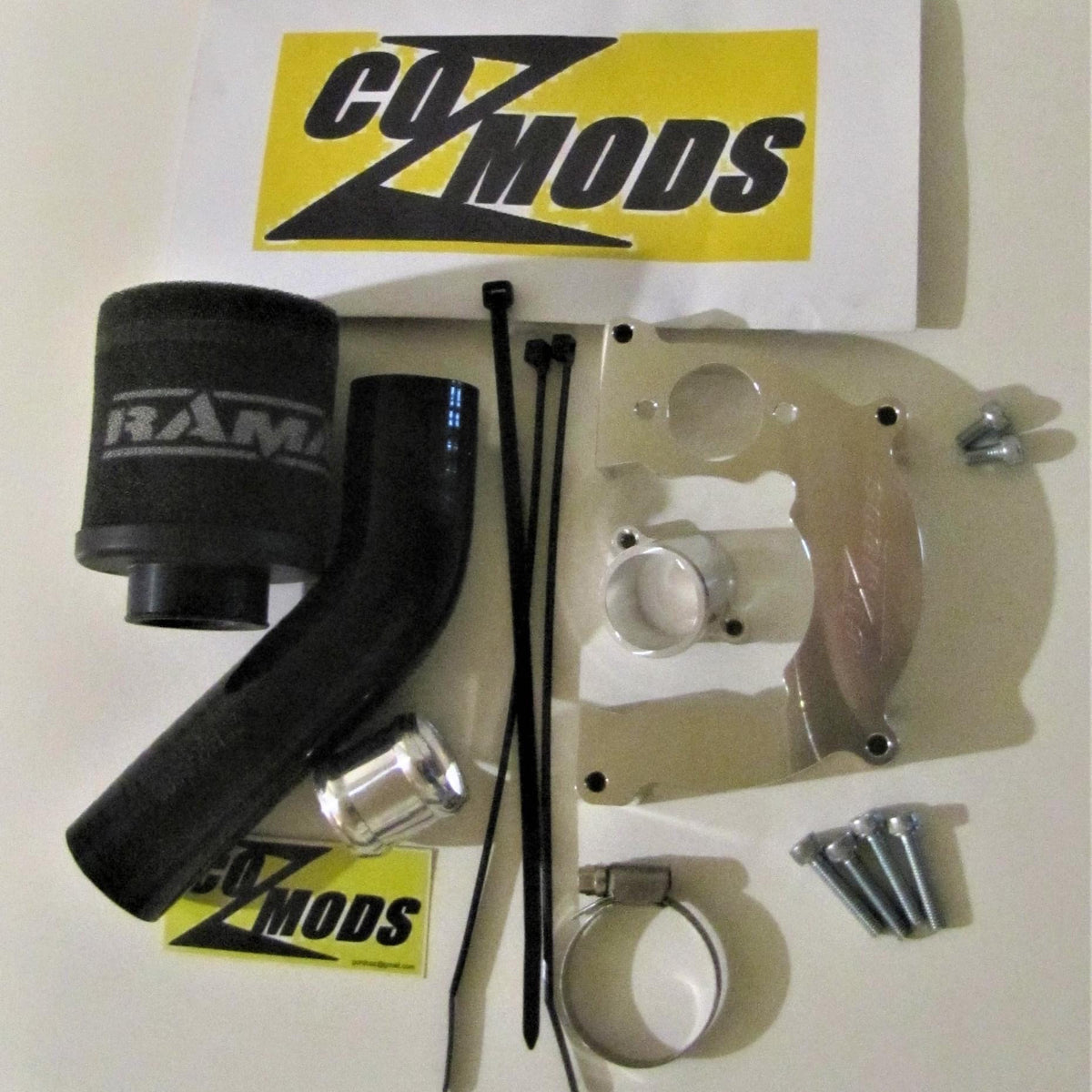 COZMODs Taylor 35cc V1/V2 Piston Port Billet Cooling Snorkel kit ...