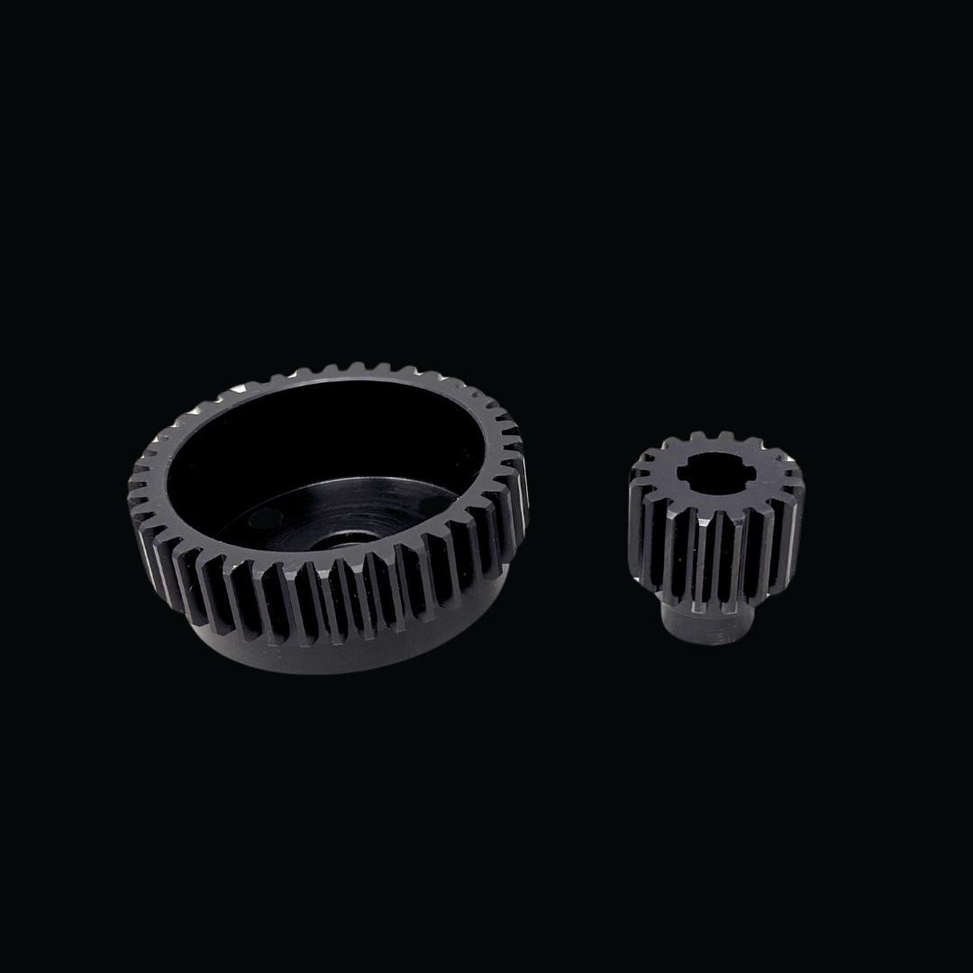 Hardened Steel Input & Diff Ring Gear set (2) for Kraken VESLA.5 Trans ...